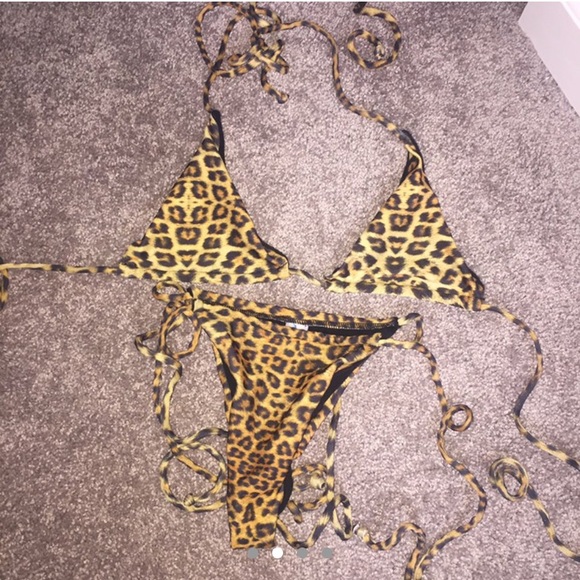 andi bagus | Swim | Andi Bagus Bikini Leopard Animal Print | Poshmark